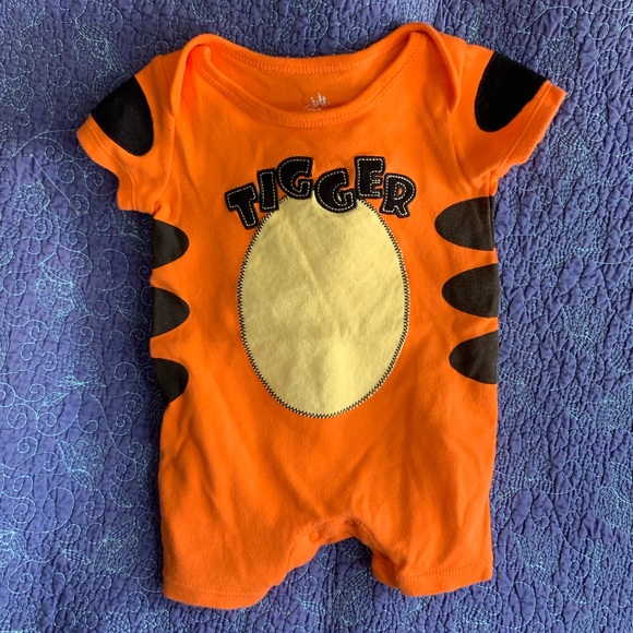 Disney | One Pieces | Disney Tigger Shorts Romper Snap Closure Tiger ...